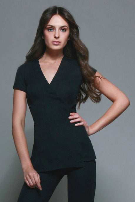 Comfortable Spa Tunic | SAO PAULO Tunic | Black | STYLEMONARCHY Paris ...